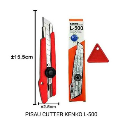 Jual L-500 Cutter KENKO Besar (Cutter Blade) | Shopee Indonesia