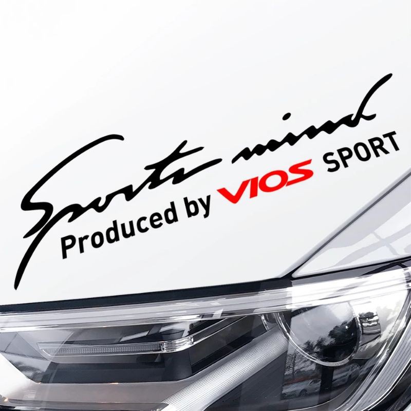 Jual Stiker mobil Vios sticker stiker sport mine Vios sport | Shopee ...