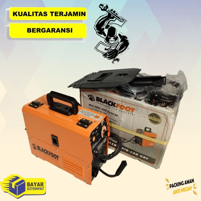 Jual Blackfoot 3in1 MIG MMA TIG Mesin Trafo Las Listrik MINI MIG140 SNY ...