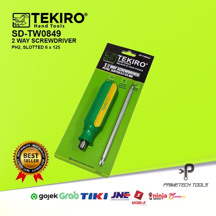 Jual TEKIRO OBENG TWO WAY SCREWDRVIER BOLAK BALIK SD-TW0849 ORIGINAL ...
