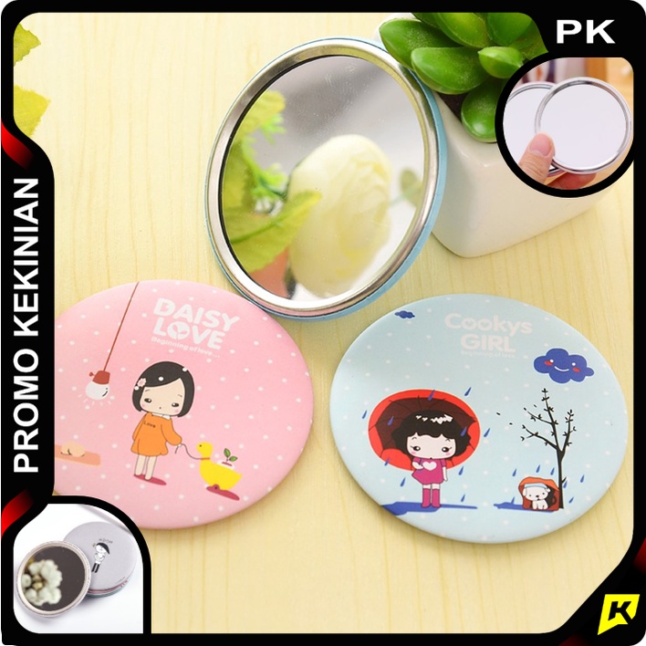 Jual PROMO KEKINIAN - F498 Cermin Bulat Karakter / Sovenir / Cermin Make Up Mini / Cermin ...