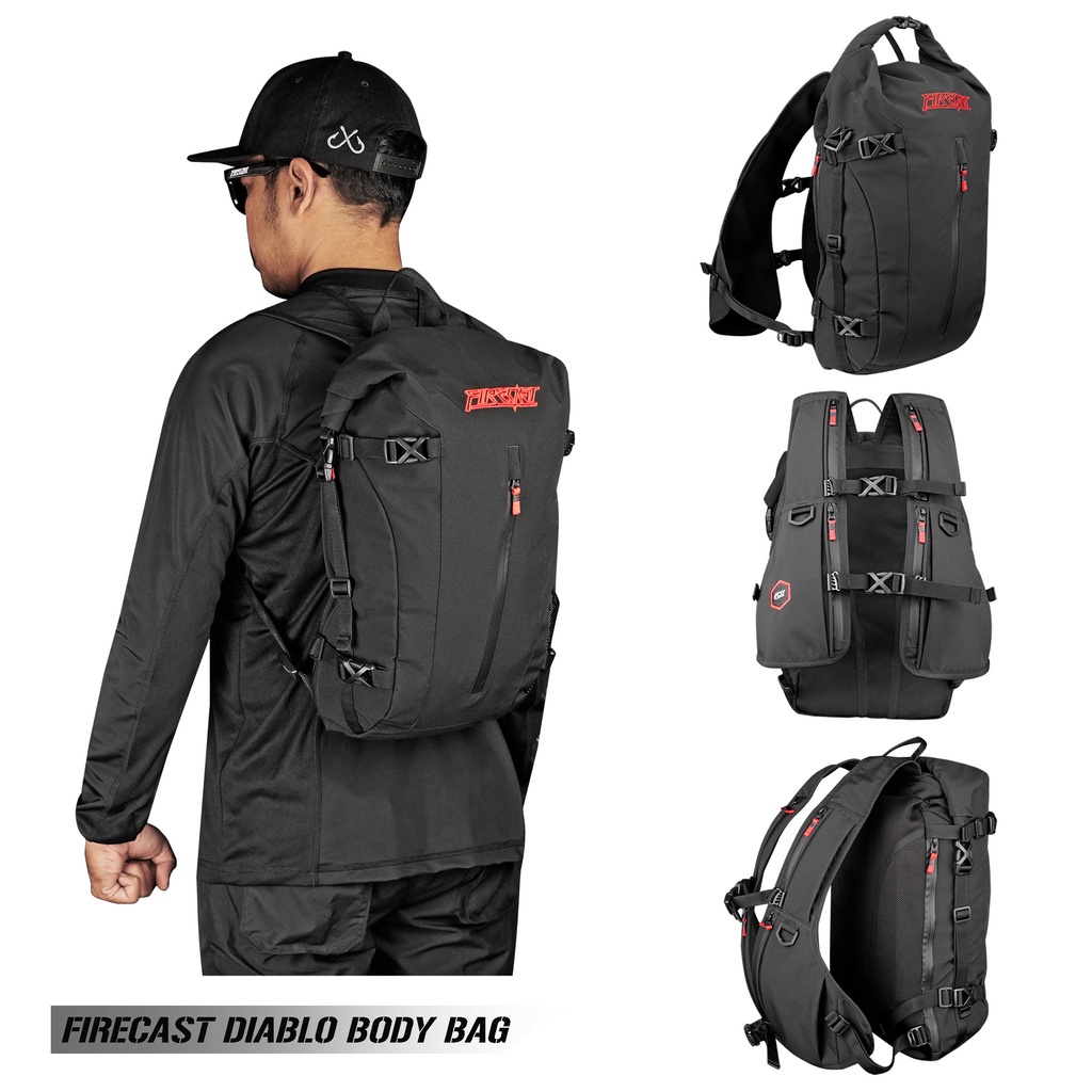 Jual Diablo Body Bag Firecast Tas Pancing Waterproof Backpack ...