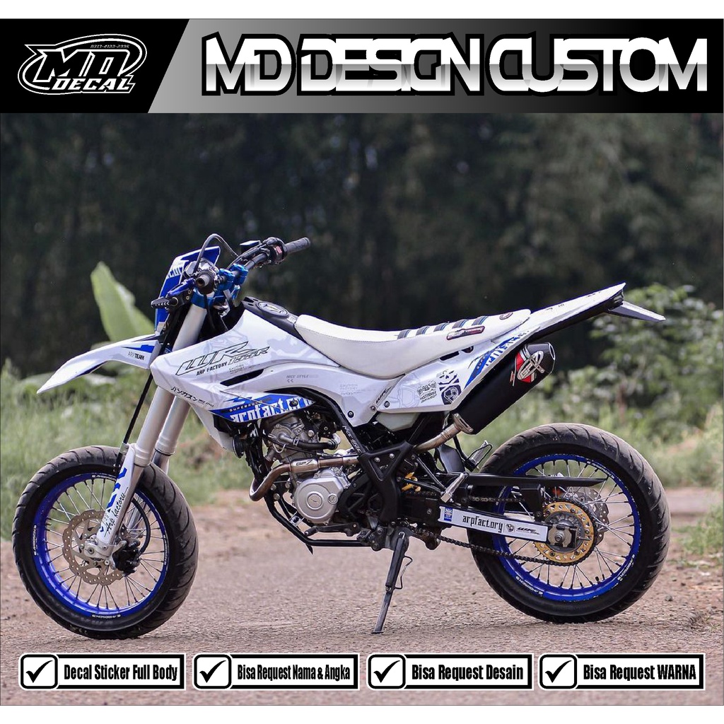 Jual 0562 Sticker Variasi WR 155 Full Body - Bebas Request Desain ( COD ...