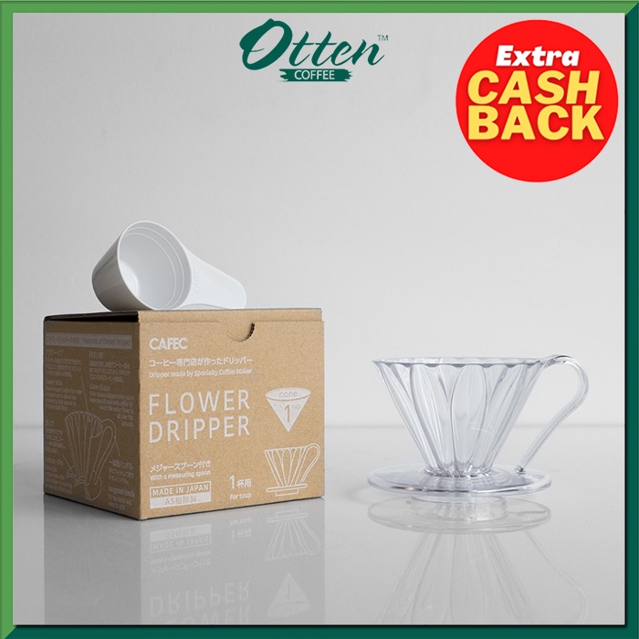 Jual Cafec - Flower 01 Coffee Dripper Plastic Saringan Kopi V60 ...