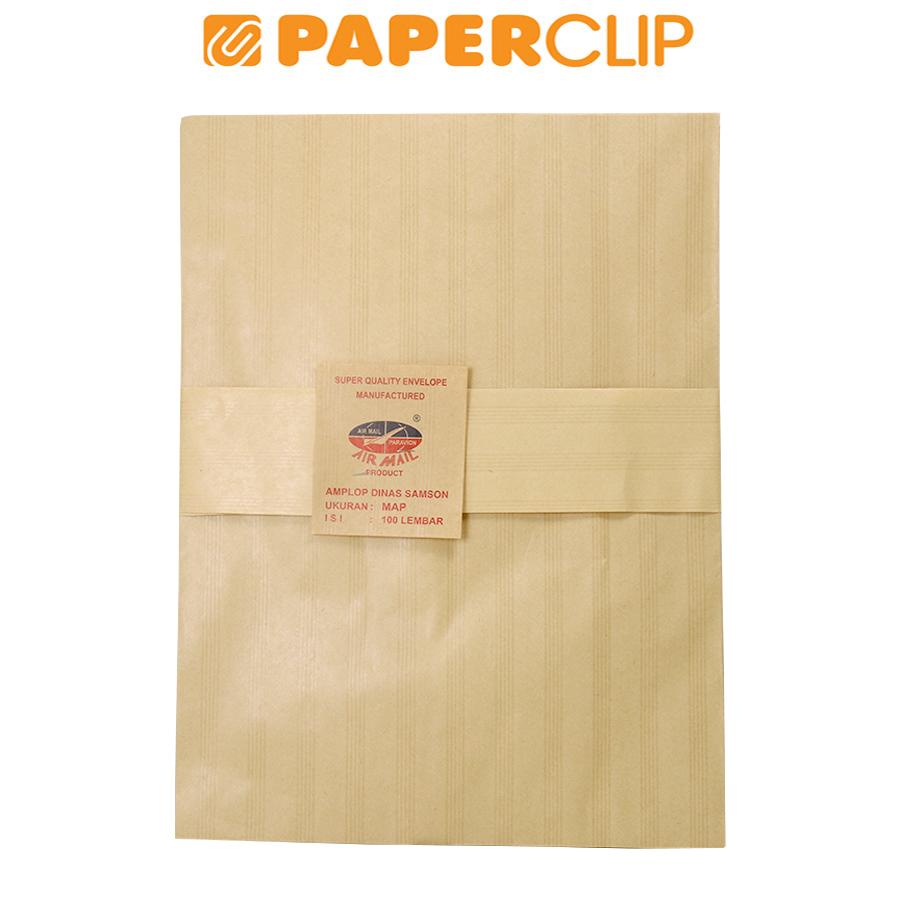 Jual AMPLOP COKLAT SAMSON 21315 29X39 ISI 100 MAP | Shopee Indonesia