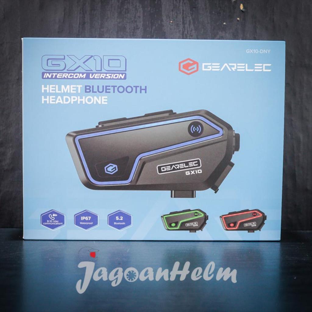 Jual GEARLEC GX10 INTERCOM HELMET | INTERCOM HELMET INTERPHONE | Shopee ...