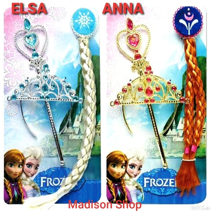 Jual Rambut Mahkota Crown Elsa Kostum Frozen 2 Hadiah Kado Ultah Anak ...