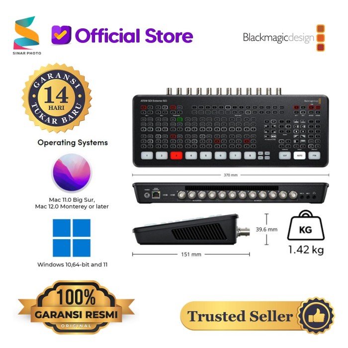 Jual Blackmagic Design ATEM SDI Extreme ISO Switcher | Shopee Indonesia