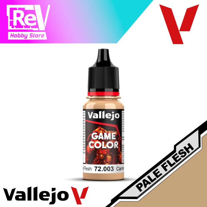 Jual VALLEJO NEW GAME COLOR PALE FLESH 72.003 18ML | Shopee Indonesia