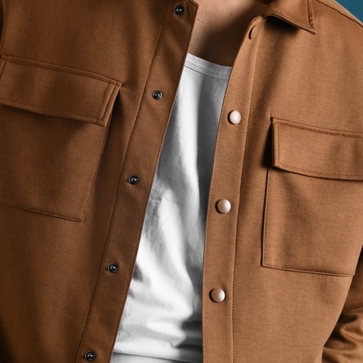 Jual Shacket Jacket Jaket Pria Fleece Tebal Man Jaket Pria Jaket Wanita ...