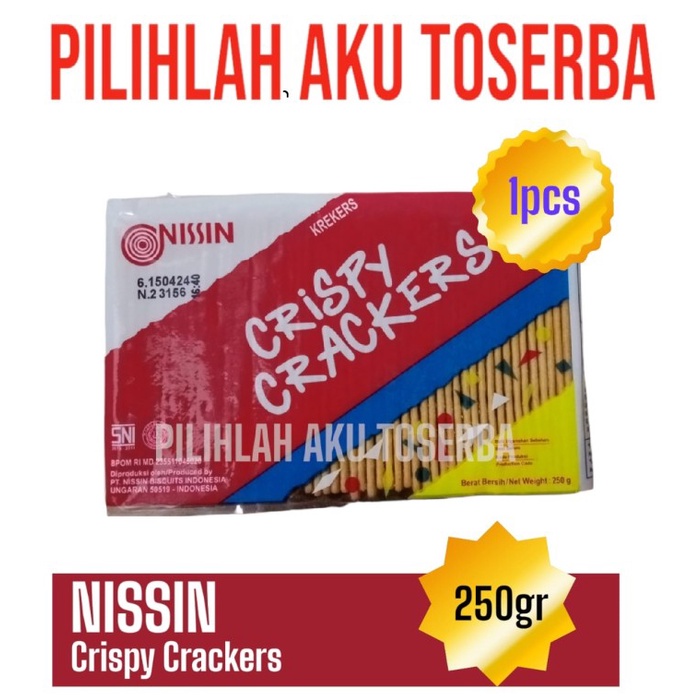 Jual Biskuit Nissin CRISPY CRACKERS 250 gr - ( HARGA 1 PCS ) | Shopee ...