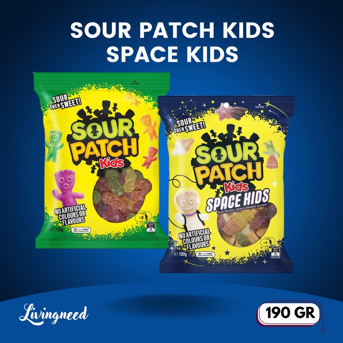 Jual Permen Import Sour Patch Kids Space Kids 190 gram | Shopee Indonesia