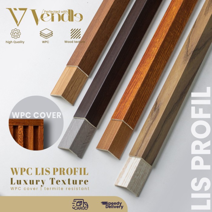 Jual List Siku L WPC Panel - List Corner Penutup Wall Panel Aksesoris ...