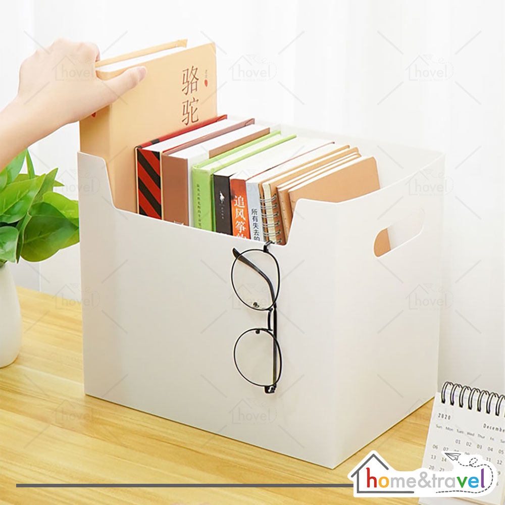 Jual Kotak Penyimpanan Dokumen Buku Majalah Alat Tulis Foldable Desktop ...