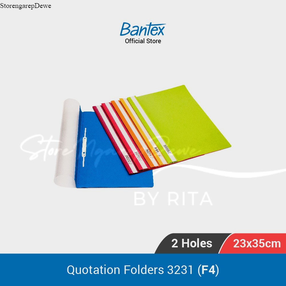 Jual Bantex Quotation Folders with Coloured Back Cover Folio #3231 real ...