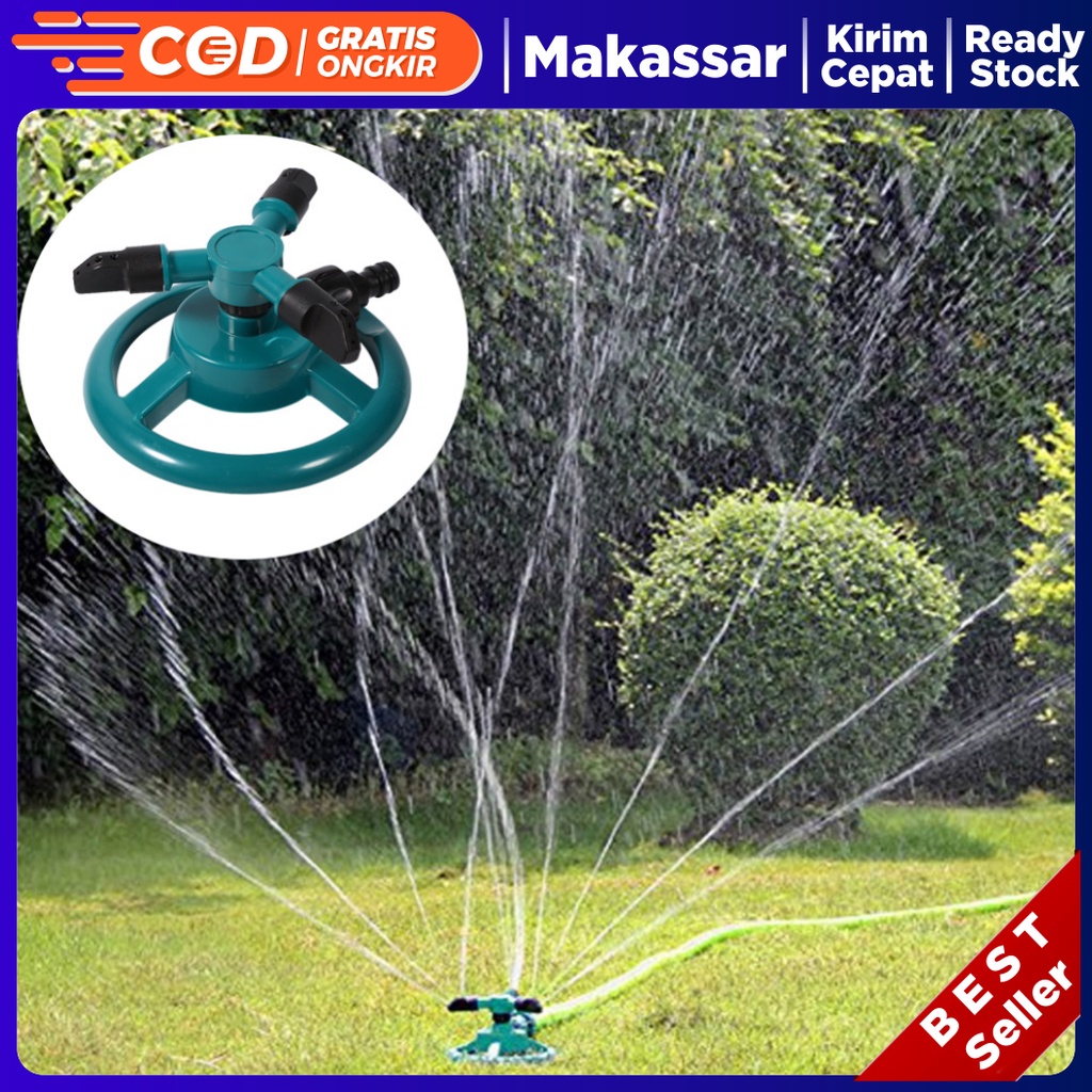 Jual Penyiram Tanaman Otomatis Air Taman 360 Derajat Full Set | Shopee ...