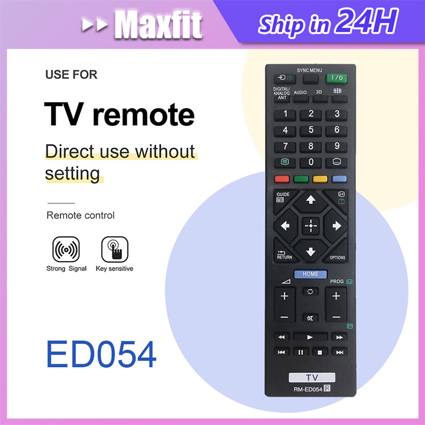 Jual Rm Ed054 Remot Remote Tv Sony Smart Tv Bravia Lcd Led 3d Original