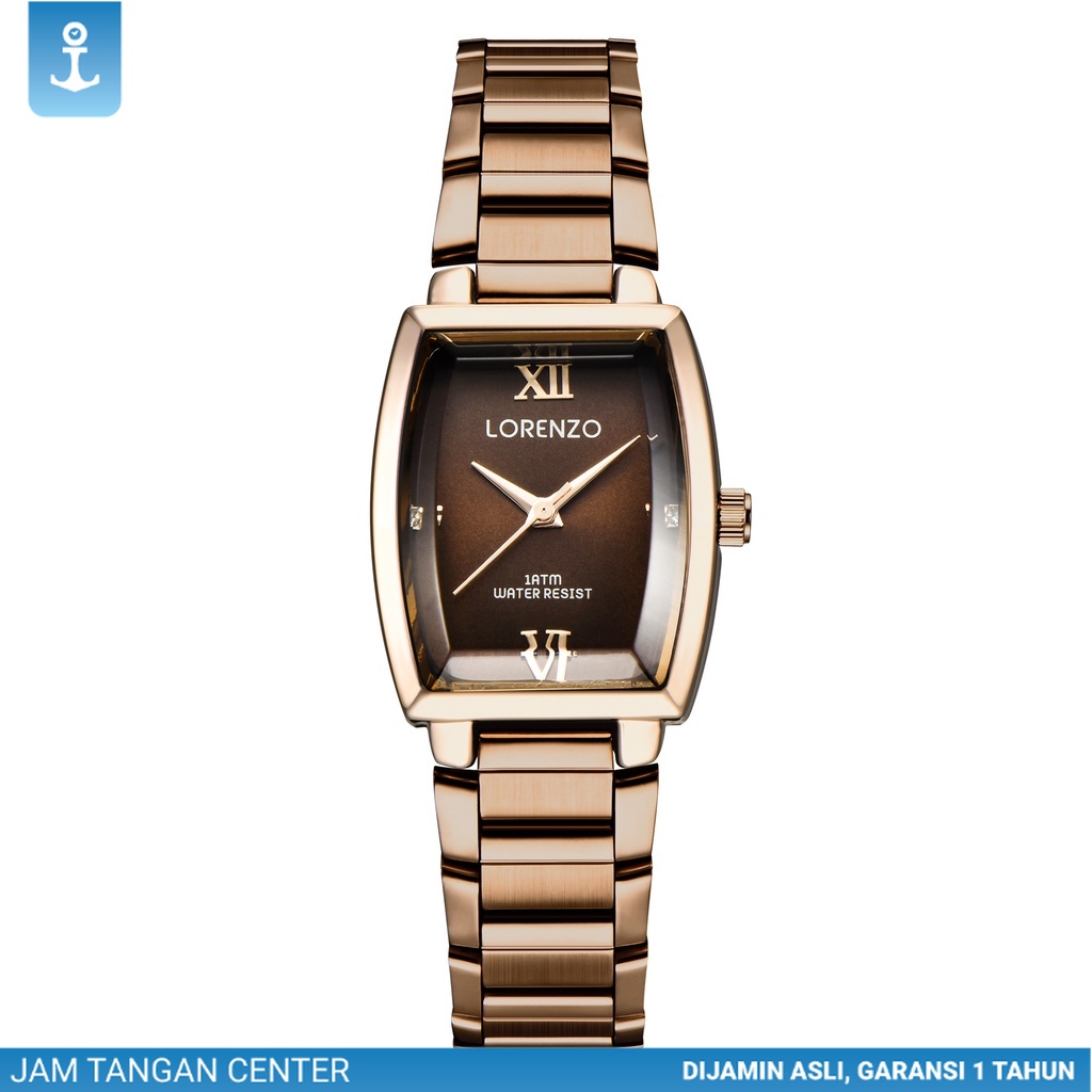 Jual LORENZO Jam Tangan Analog Wanita R-7060L Stainless Steel | Shopee Indonesia