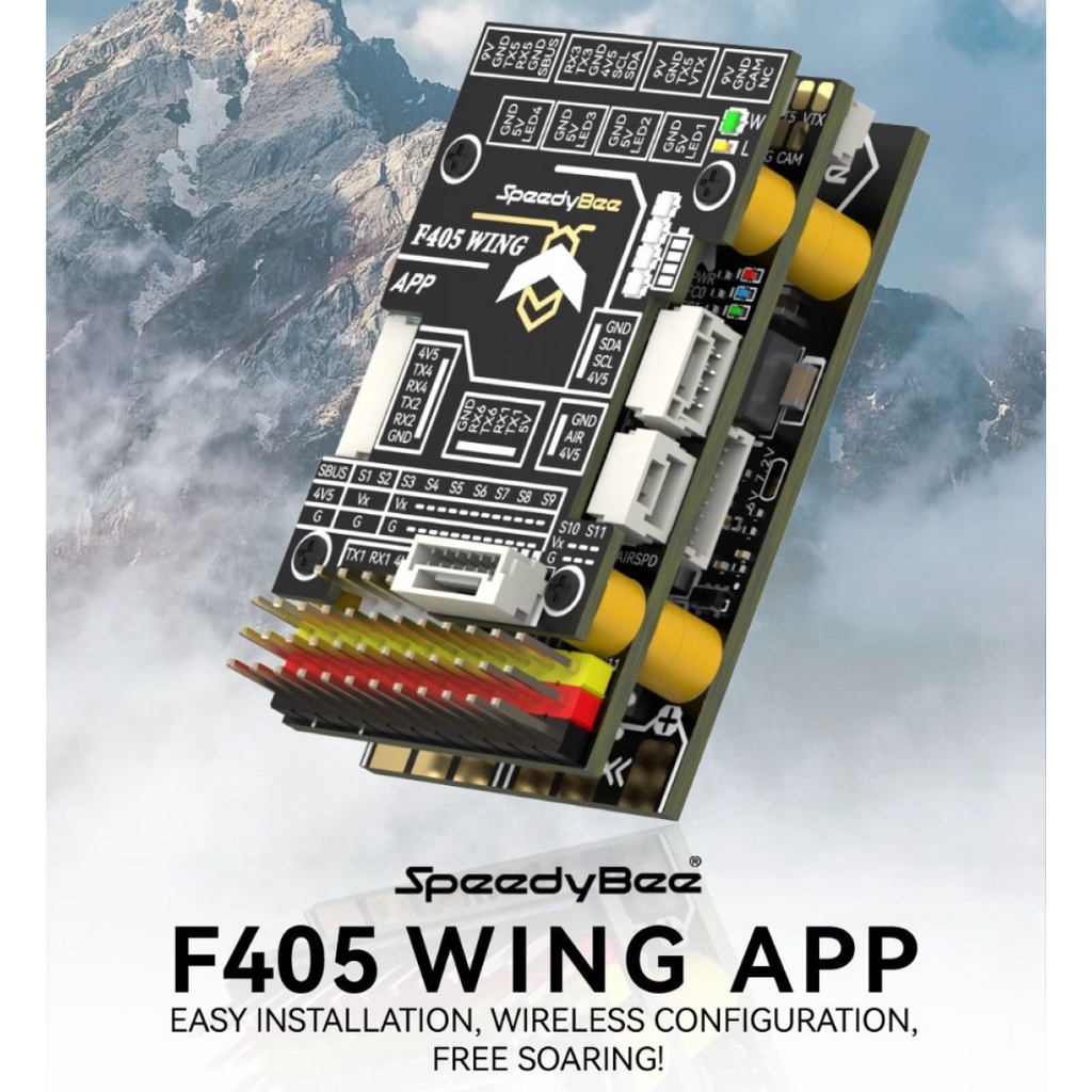 Jual SpeedyBee F405 WING APP Fixed Wing Flight Controller FC PDB ...
