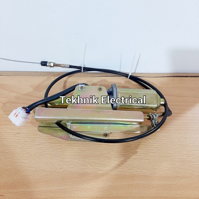 Jual Selenoid Solenoid Engine Stop 5 Kabel 12V 24V Genset Alat Berat ...