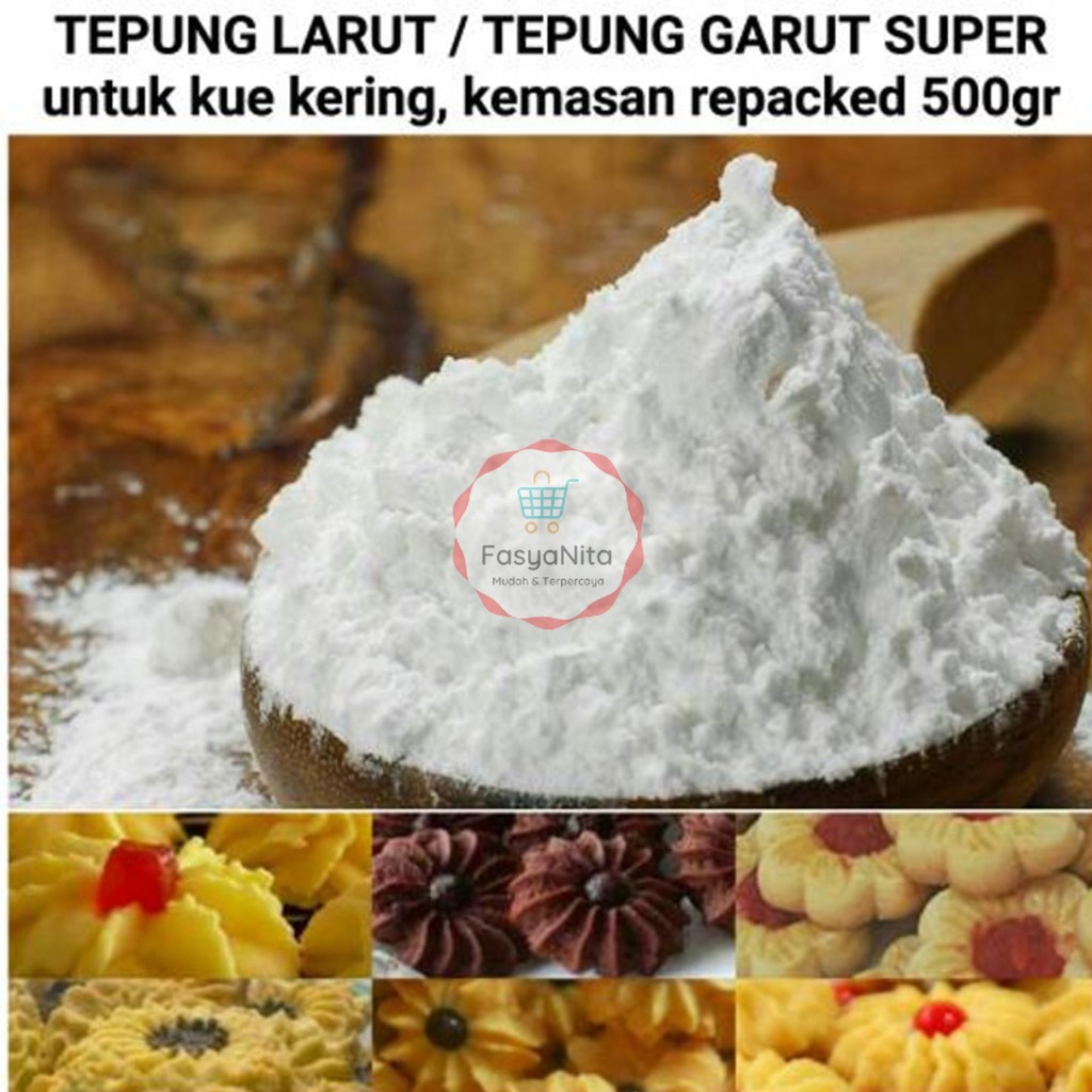 Jual TEPUNG LARUT SUPER 500GR - TEPUNG GARUT SUPER - ARARUT - ARROWROOT ...