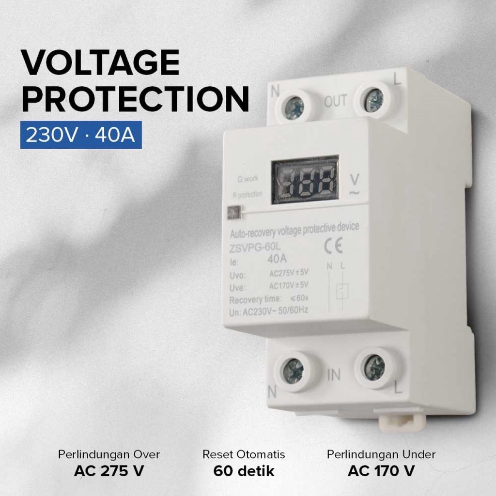 Jual Energy Meter Pemutus Sirkuit Listrik Otomatis Over Voltage ...