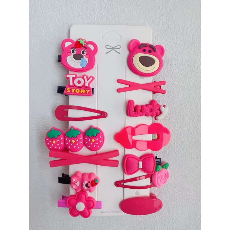 Jual (isi 14) Jepit Rambut Lotso isi14 / Set Jepit Rambut Anak 14 IN 1 ...