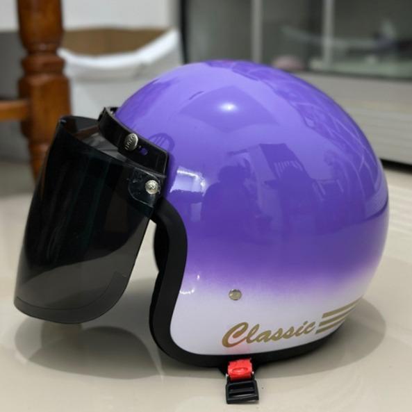 Jual HELM BOGO CLASSIC DEWASA RETRO VINTAGE HALF FACE PRIA WANITA HIJAB ...