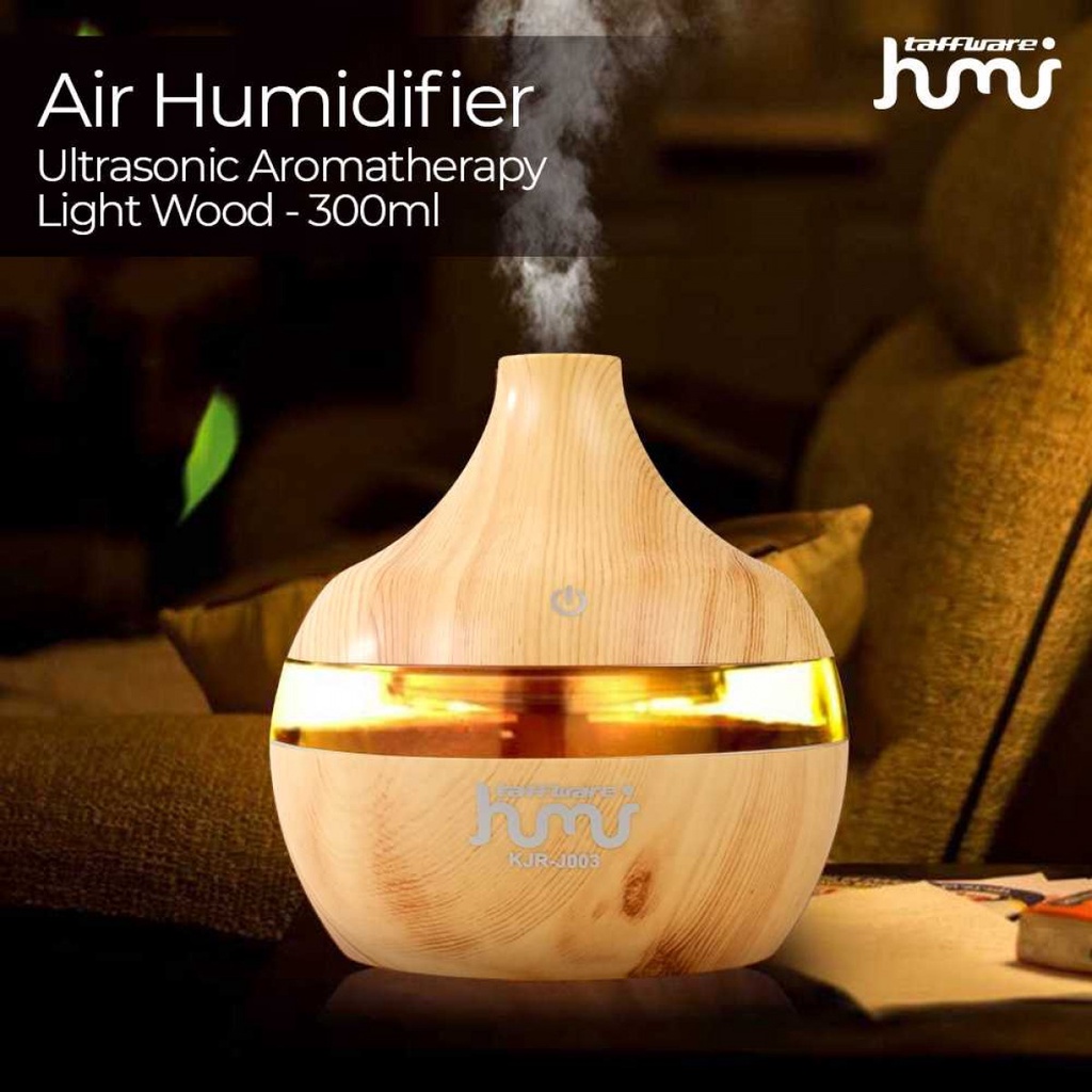 Jual Taffware Air Humidifier Ultrasonic Aromatherapy 300ml - Humi KJR ...