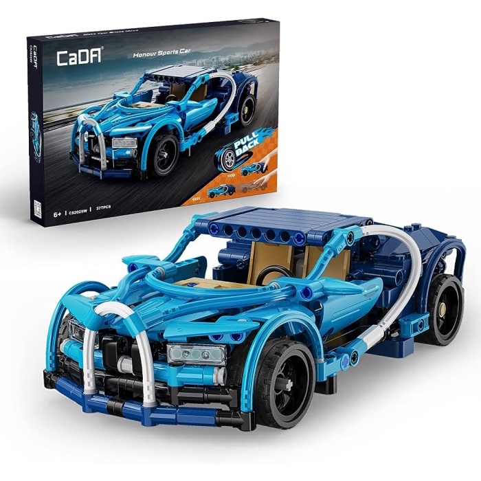 Jual Double E CADA C52025W 377 Retractable Racing Car Blocks | Shopee ...