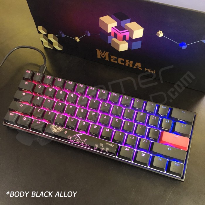 Jual Ducky Mecha Mini 60% Metal Edition Mechanical Gaming Keyboard ...