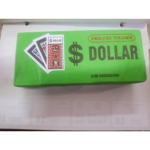Jual kartu ceki (cekian) merek dollar /pak | Shopee Indonesia