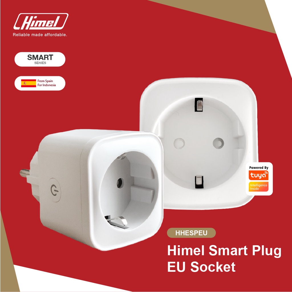 Jual Smart Plug-EU 16A Himel | Shopee Indonesia