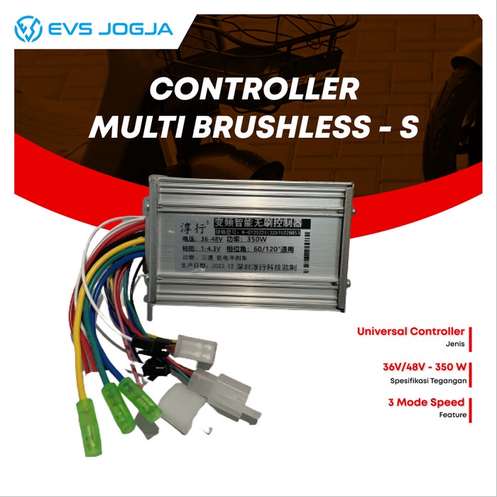 Jual Controller 36V 48V 350W Universal Multi BLDC Sepeda Listrik ...
