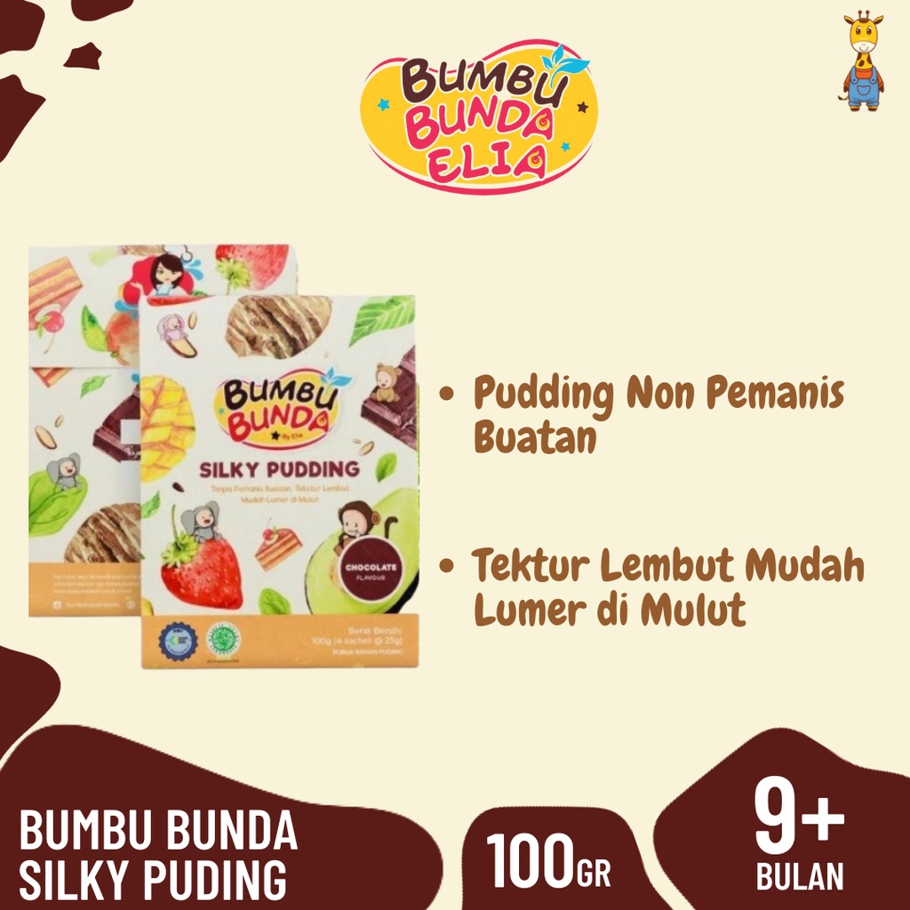 Jual Bumbu Bunda Elia Silky Pudding Anak / Snack MPASI / Silky Puding ...