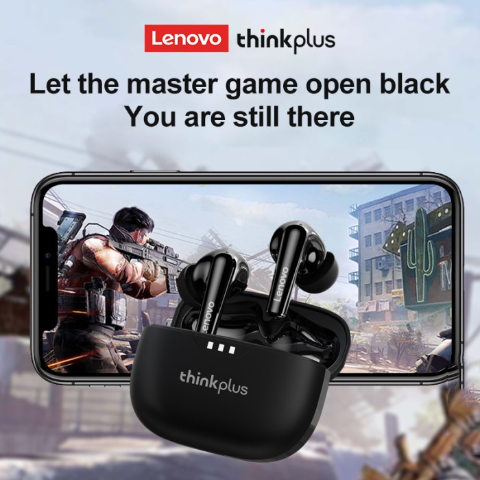 Jual Lenovo LP3 PRO TWS Headset Bluetooth 5.2 Earphone - Black | Shopee ...