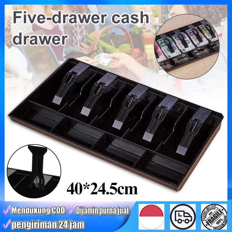 Jual Money Drawer Tray 40*24.5cm Baki Tunai Tray Rak Model 5 Sekat ...