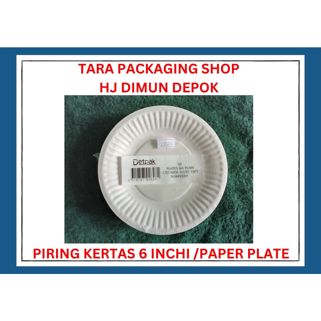 Jual PIRING KERTAS 6 INC /PAPER PLATE ISI 50-2386064 | Shopee Indonesia