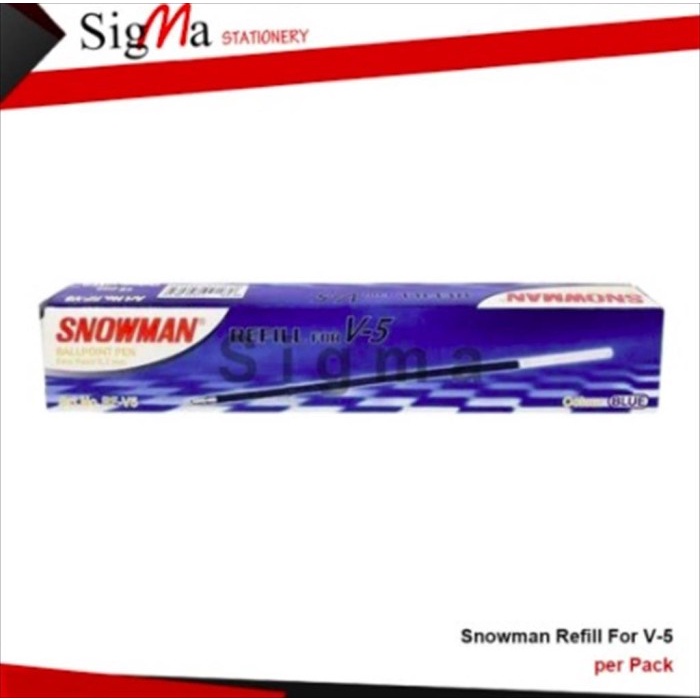 Jual Refill / Isi Pulpen SNOWMAN V-5 (Pack) | Shopee Indonesia