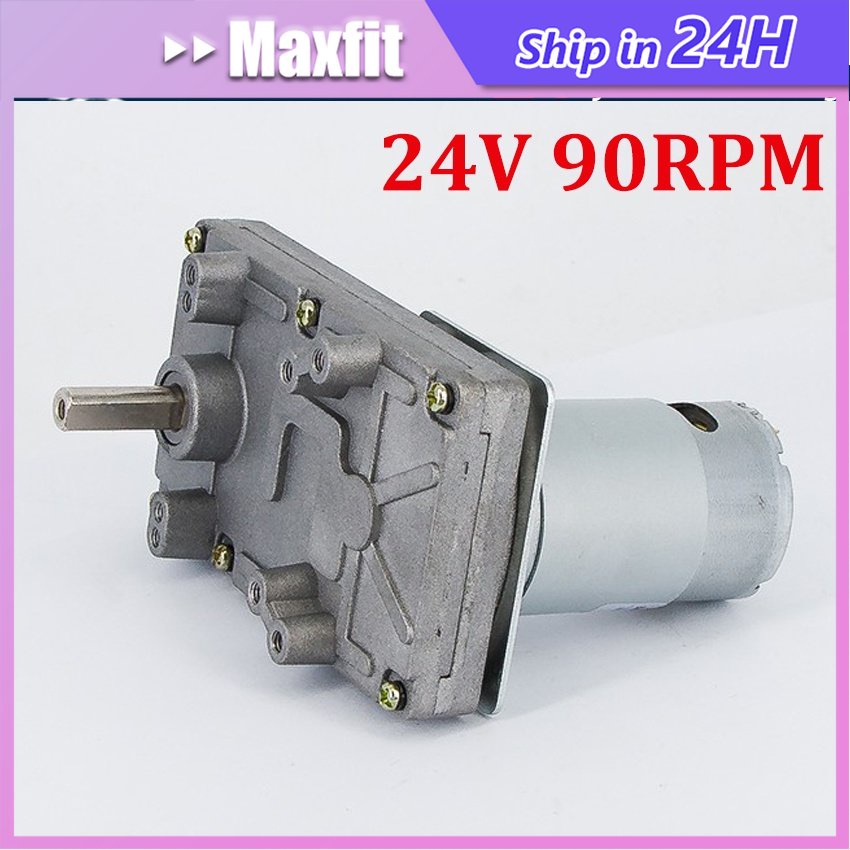 Jual Terbaik Takanawa 555 Metal Gear Motor 12V-24V DC 90 Rpm Motor ...