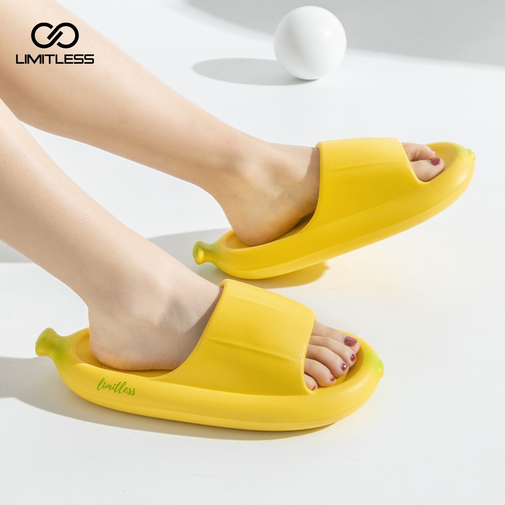 Jual Sandal Banana Wanita Dewasa Korean Style Sandal Pisang Selop Rumah ...