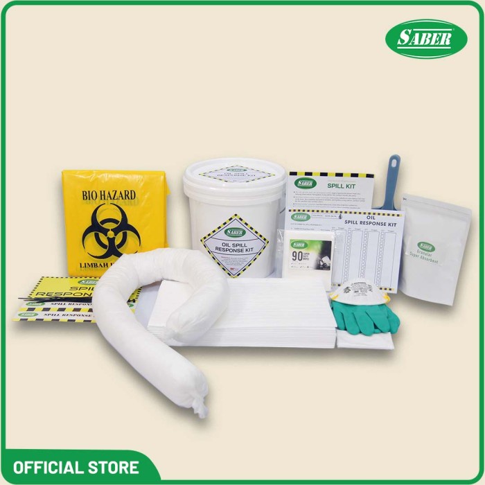 Jual SABER OIL SPILL RESPONSE KIT - PAIL 15 LITER - SO15-SK/PL | Shopee ...
