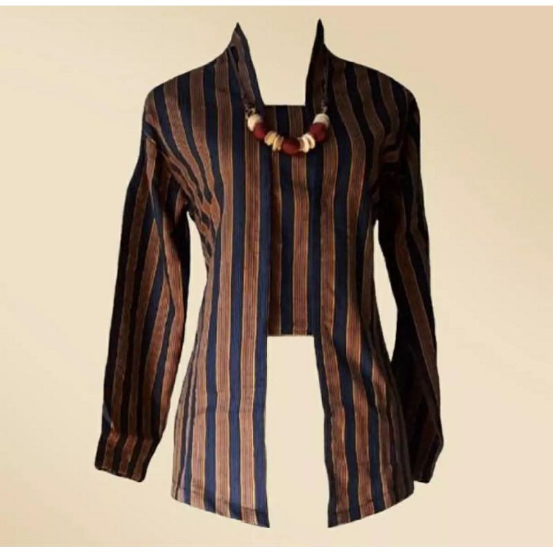 Jual Kebaya dan Sorjan Lurik Kebaya Lurik Adat Jawa Kebaya Kutu Baru Khas Solo Jogja Baju Kebaya ...