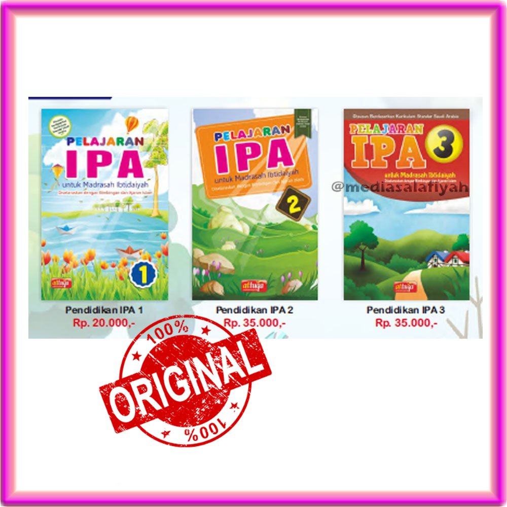 Jual Buku Pelajaran IPA Kelas 1 2 3 Attuqa SD / MI Ilmu Pengetahuan ...