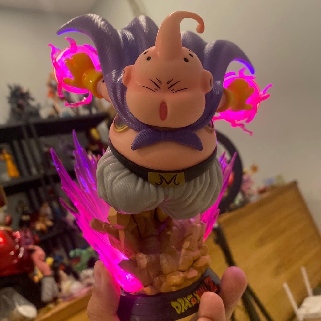 Jual Figure Statue Majin Bu Dragon Ball Z LED Majin boo lampu light ...