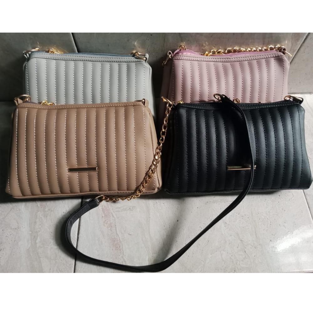 Jual SLP VECA Tas Selempang Wanita Sling Bag Shoulder Rantai Elegan ORIGINAL | Shopee Indonesia