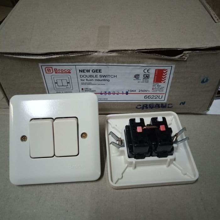 Jual Saklar Lampu Seri Saklar Seri IB Inbow Broco (Cream) | Shopee ...