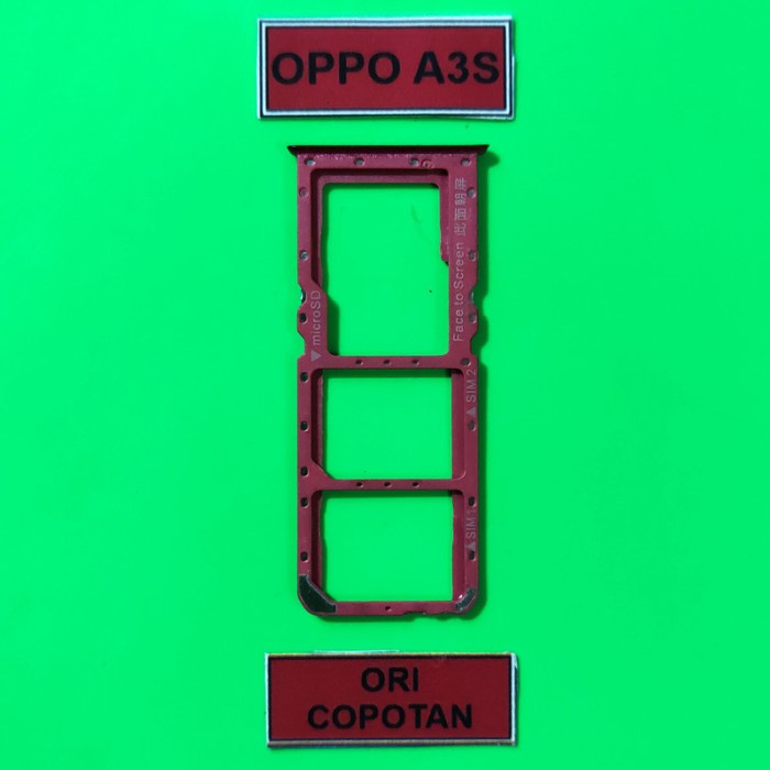 Jual SIM TRAY OPPO A3S CPH 1803 ORIGINAL COPOTAN | Shopee Indonesia