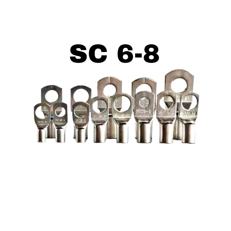 Jual Kabel Skun SC 6-8 Tembaga Skun Kabel 6mm Baut 12 | Shopee Indonesia