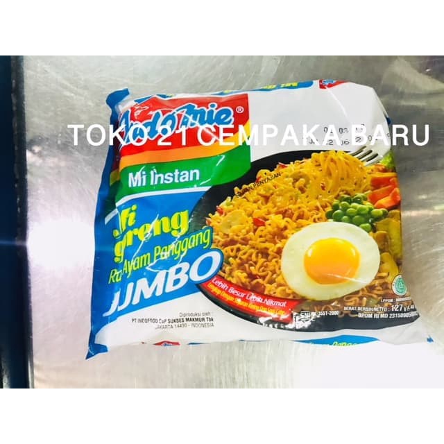 Jual Indomie Mi Goreng JUMBO Rasa Ayam Panggang 1 BUNGKUS | Indomi ...